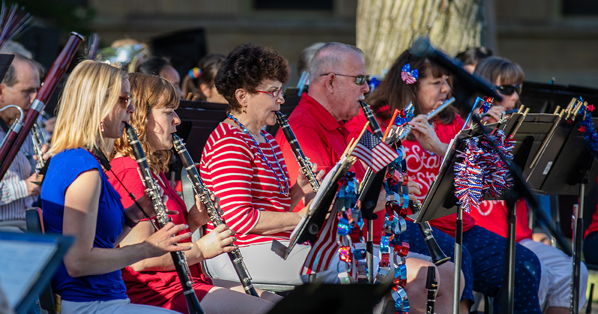 University Band celebrates summer with Patriotic Pops concert ...